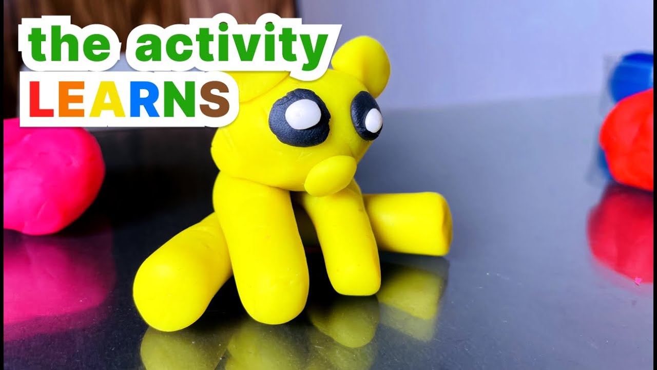 Teddy Bear Clay modelling for kids | how to make blue teaddy bear ...