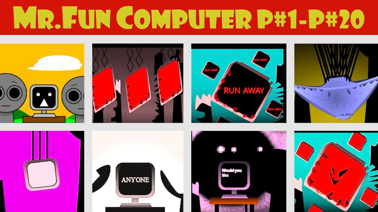 Incredibox Sprunki but MR.FUN COMPUTER in phase 1-2-3-4 vs phase 18-19 ...