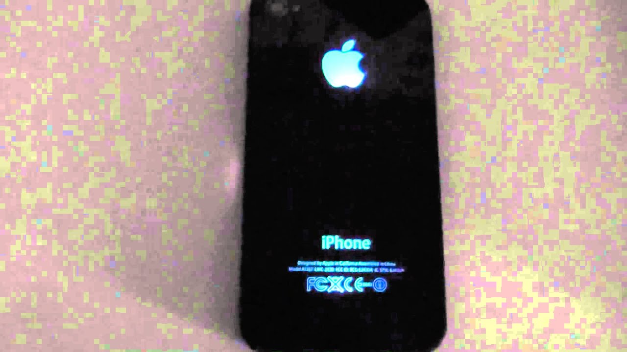iPhone LEDイルミネーションカスタマイズ apple LED 携帯カスタマイズ倶楽部 - YouTube