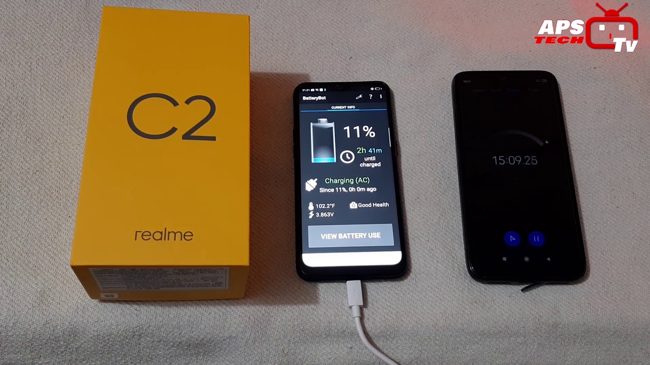 Realme C2 Battery Charging Test From 0% To 100% - YouTube