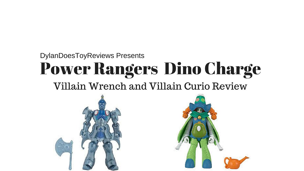 Power Rangers Dino Charge(Villain Wrench and Villain Curio) Figure ...