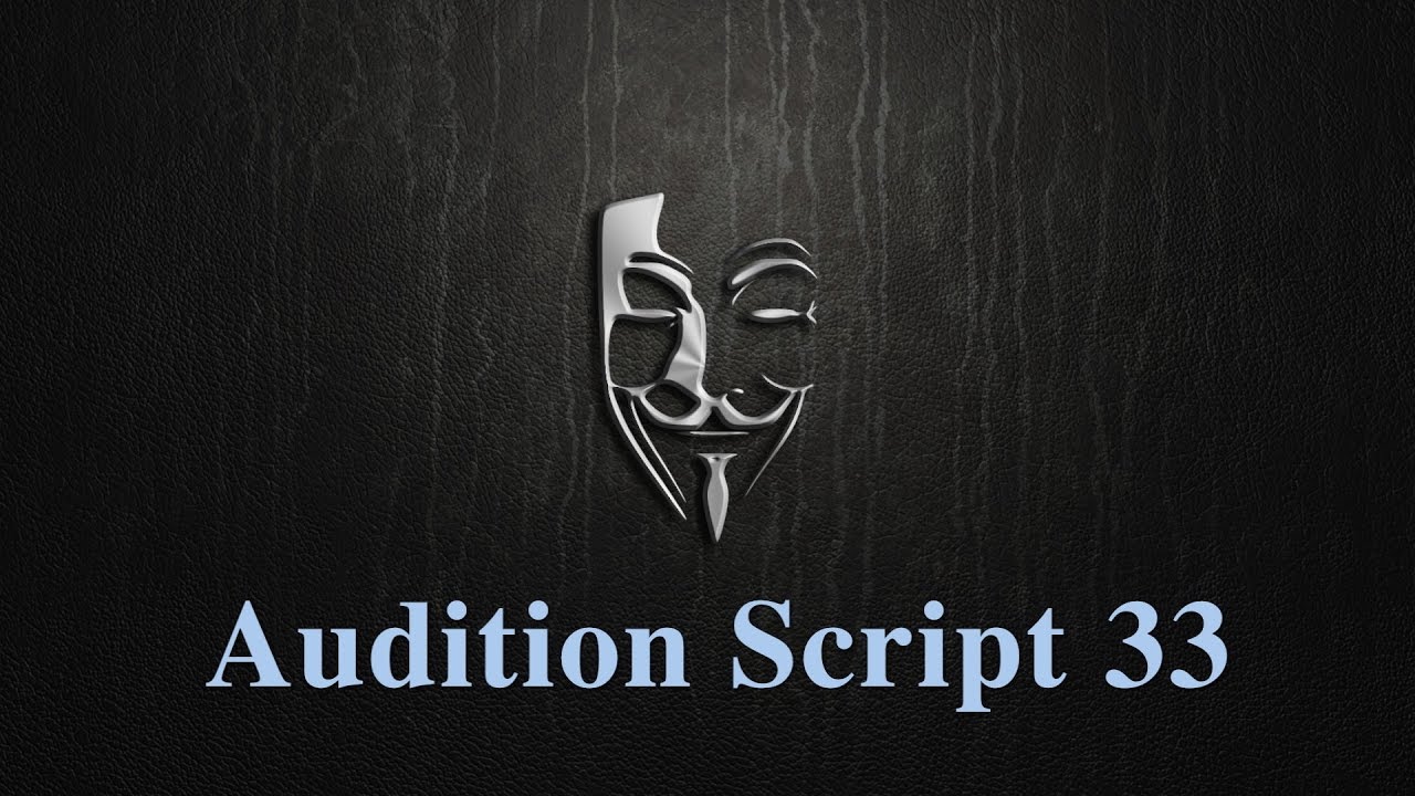 Script 33 | Hindi audition script - YouTube