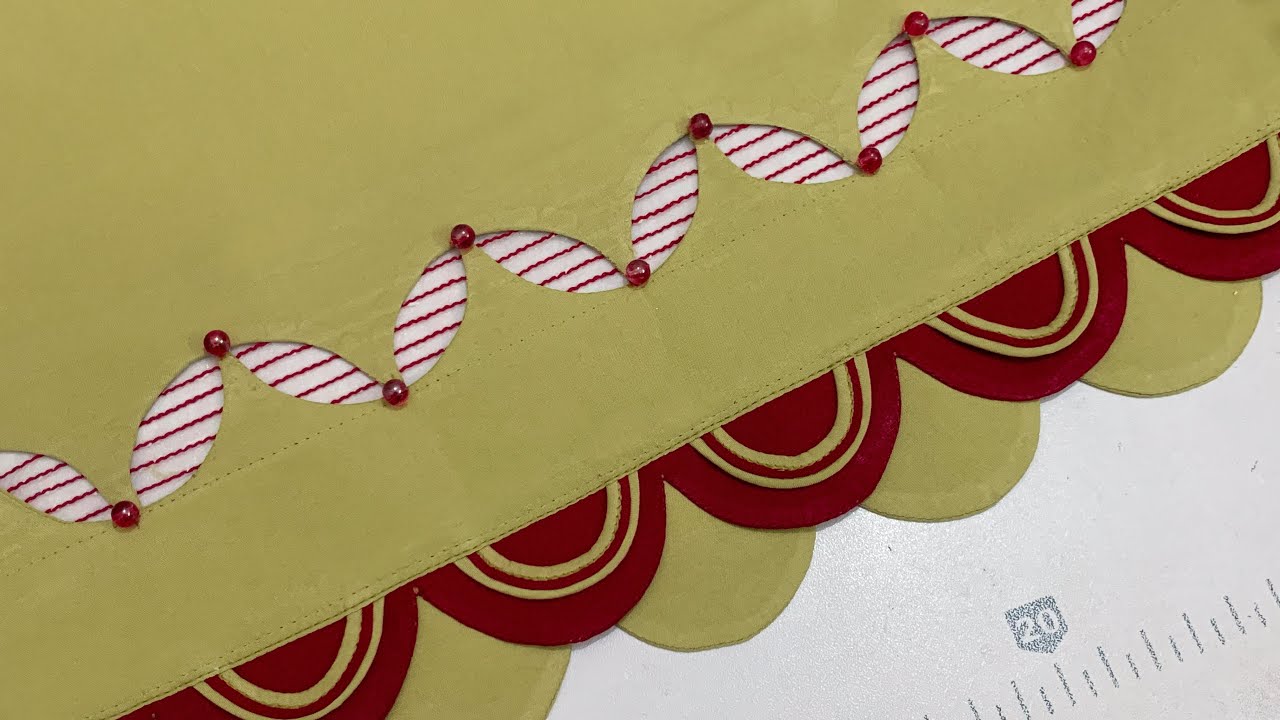 Beautiful Trouser Palazzo design using Tissue fabric & Anchor Thread 🧵 ...