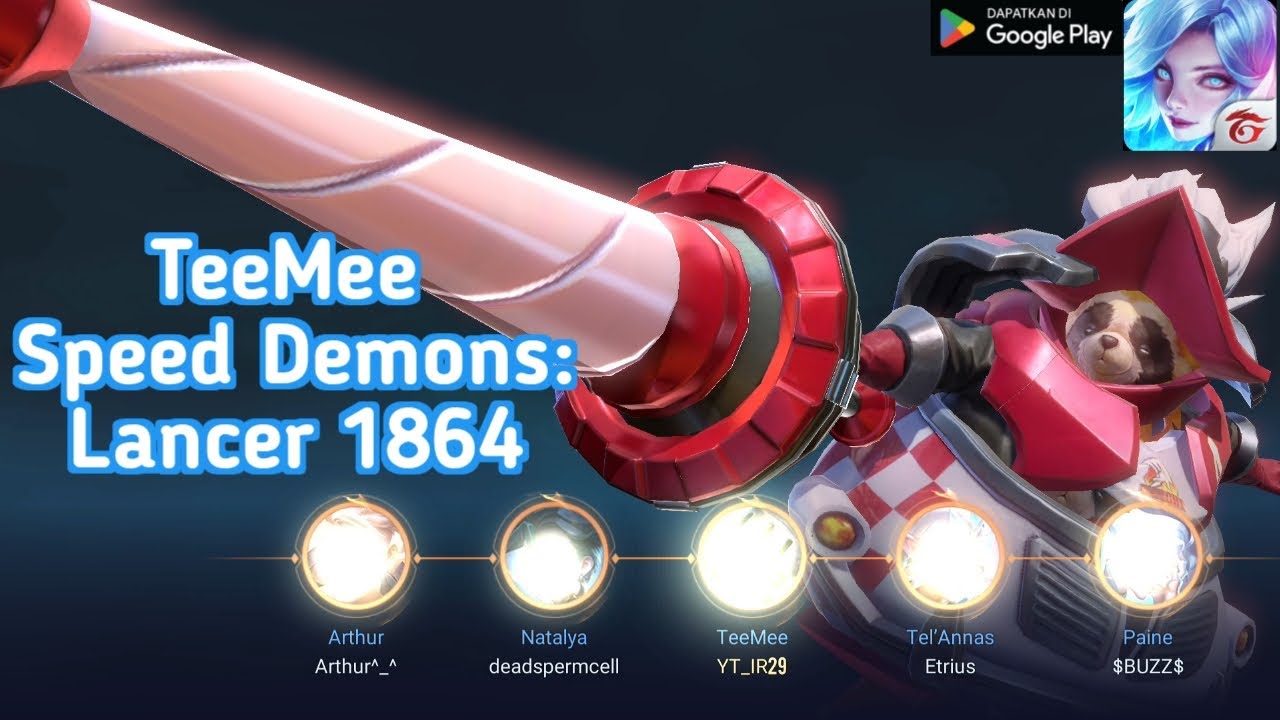 AOV (Arena of Valor) - TeeMee Speed Demons: Lancer 1864 - YouTube