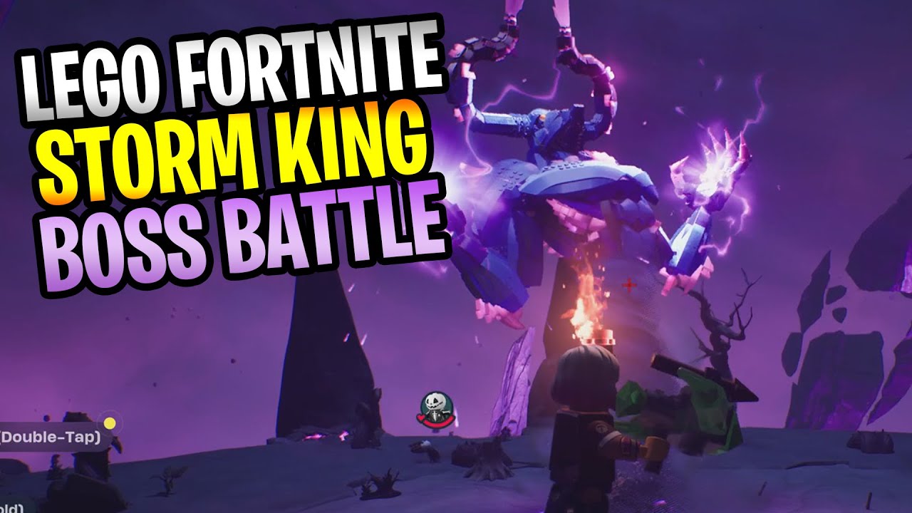 Lego Fortnite Storm King Boss Gameplay And Rewards - YouTube