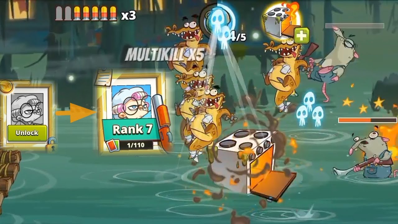 Swamp Attack 2 : ปลดล็อคตัวละครใหม่ ตะลุยด่าน 55 - YouTube