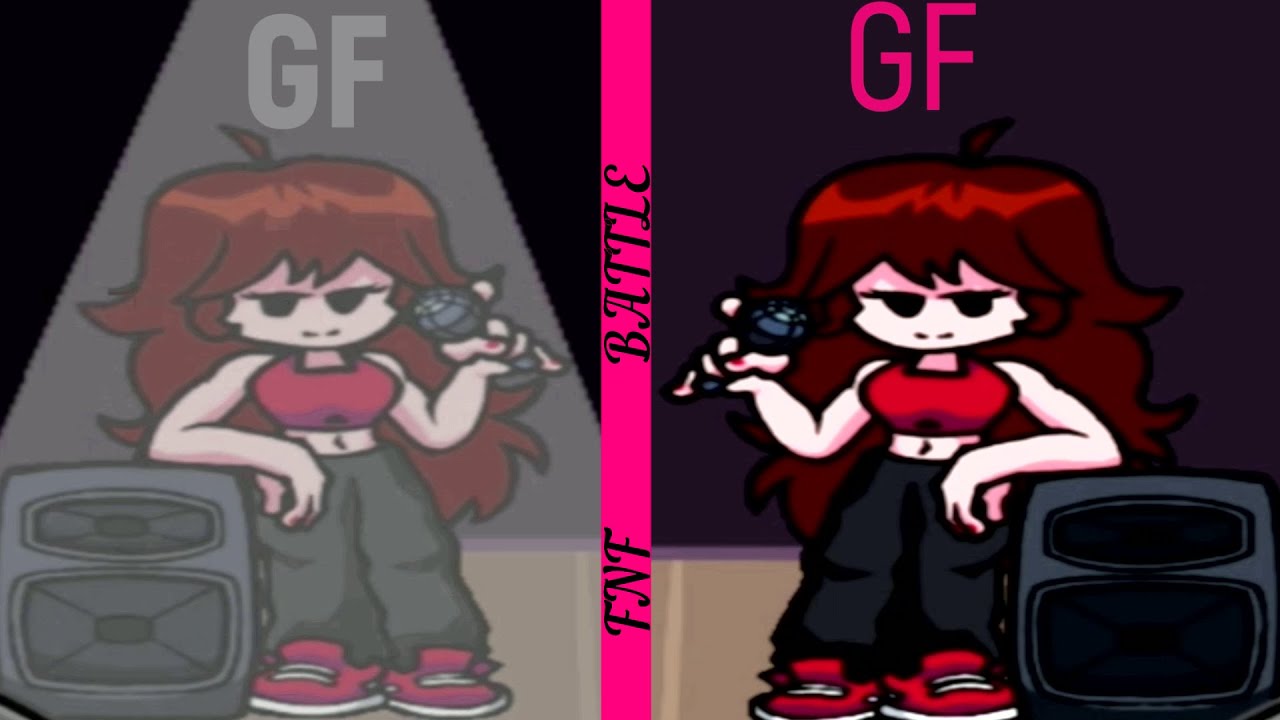 FNF Spotlight GF sings (Friday Night Funkin') فرايدي نايت فانكين🎤 - YouTube