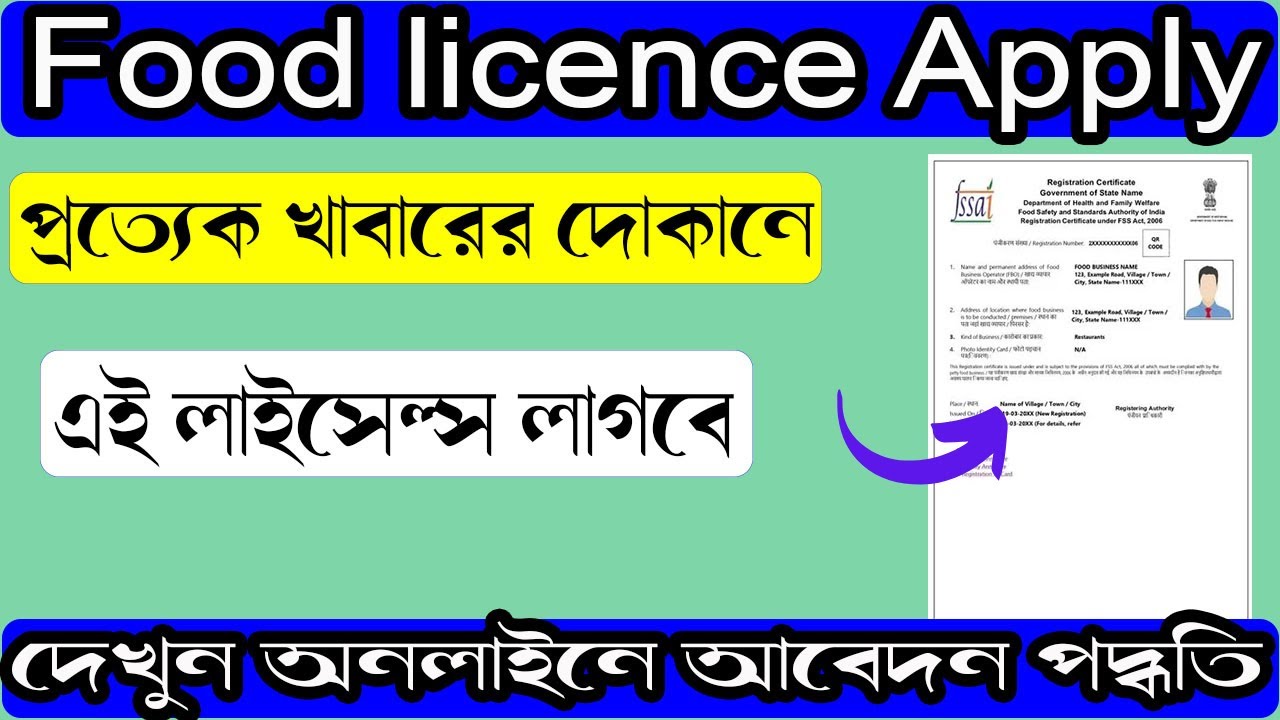 Food Licence Registration Online Apply 2024 | Food Licence Process ...