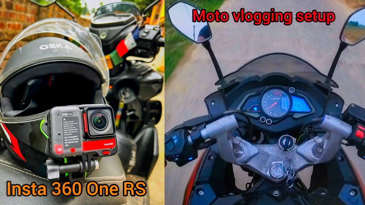 My First Moto vlogging video| Best Affordable Action camera| Insta 360 ...