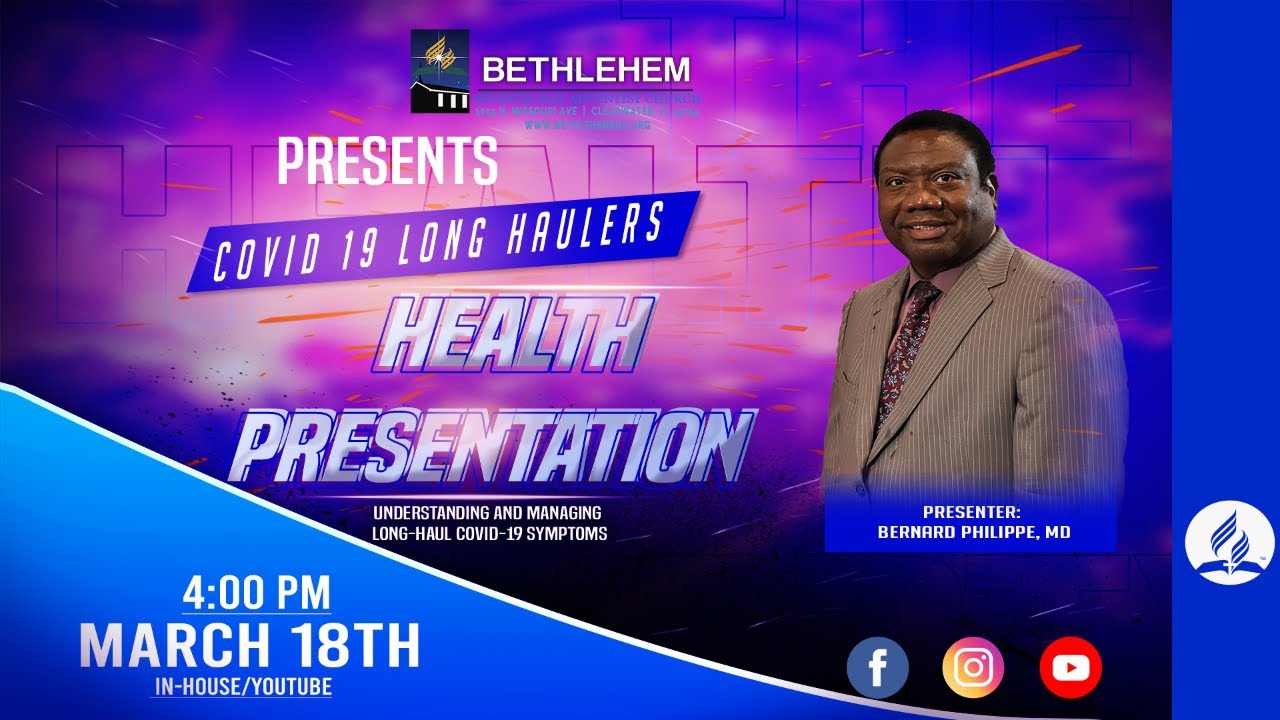 Bethlehem SDA Church || Health Presentation 031823 - YouTube