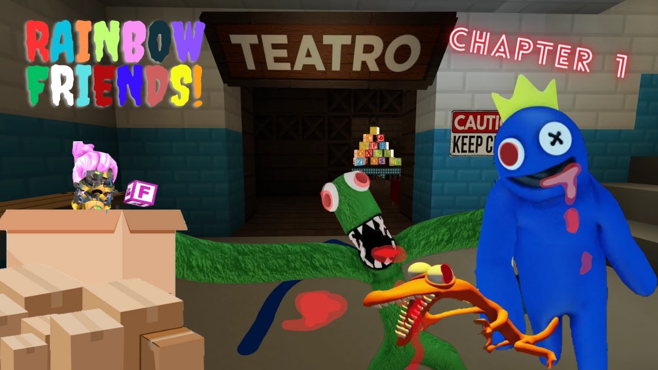 CI HANNO RAPITO E DATO IN PASTO A DEI MOSTRI!! Rainbow friends (Chapter ...