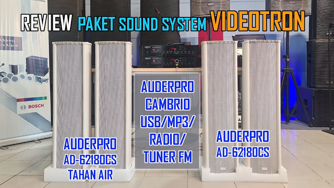 Toko lux audio | Review sound system videotron pakai speaker column ...