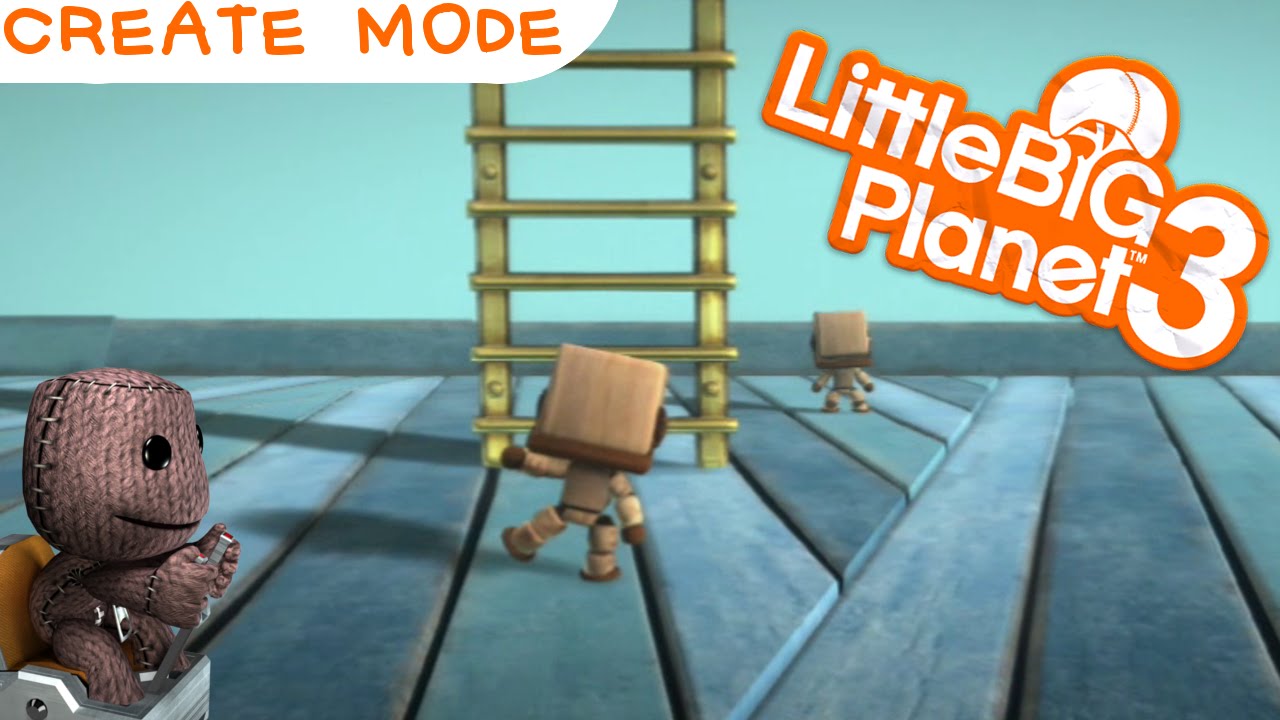 [LBP3 - Beta][PS3] Create mode #1 - 3D rotating Sackbot - YouTube