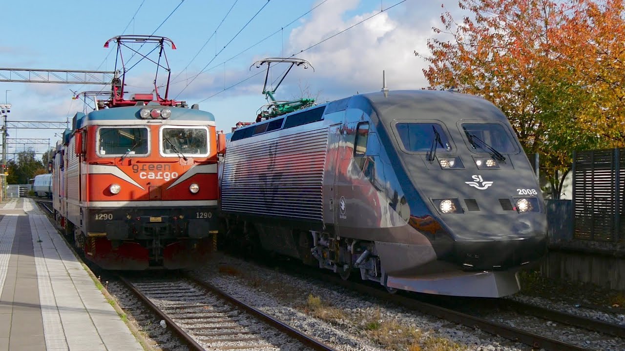 Testkörningar med Nya X2000 - YouTube