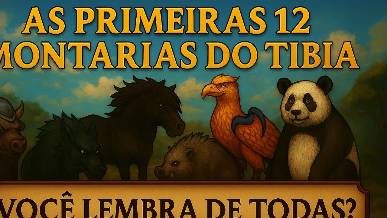 As Primeiras 12 Montarias do Tibia – Você Lembra de Todas? - YouTube