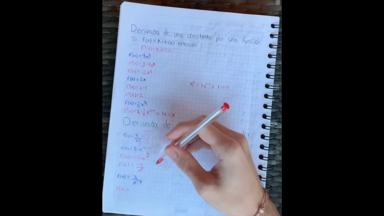 Tutorial de derivadas - YouTube