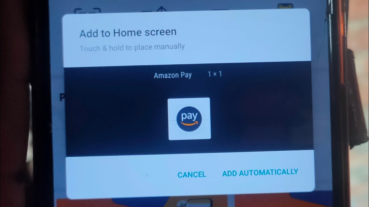 Amazon Pay Shortcut to home screen🌟 Create amazon pay shortcut🌟use ...