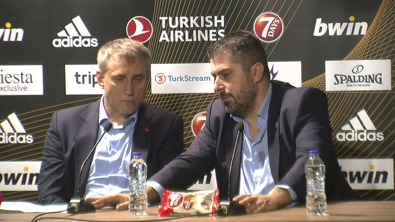 ΟΛΥΜΠΙΑΚΟΣ - ΜΑΚΑΜΠΙ EUROLEAGUE ΣΥΝΕΝΤΕΥΞΗ ΤΥΠΟΥ - YouTube