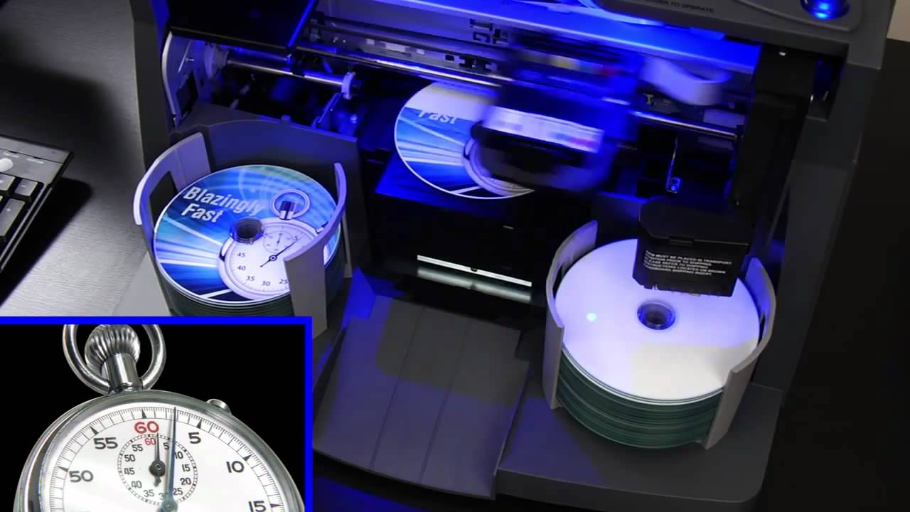 Primera Bravo 4100 Series - Prints discs in around 6 seconds - watch ...