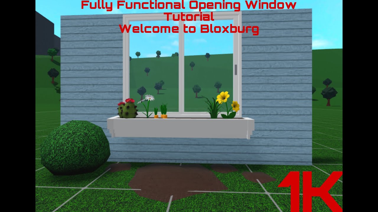 How to make an opening window in Bloxburg | 1K - YouTube