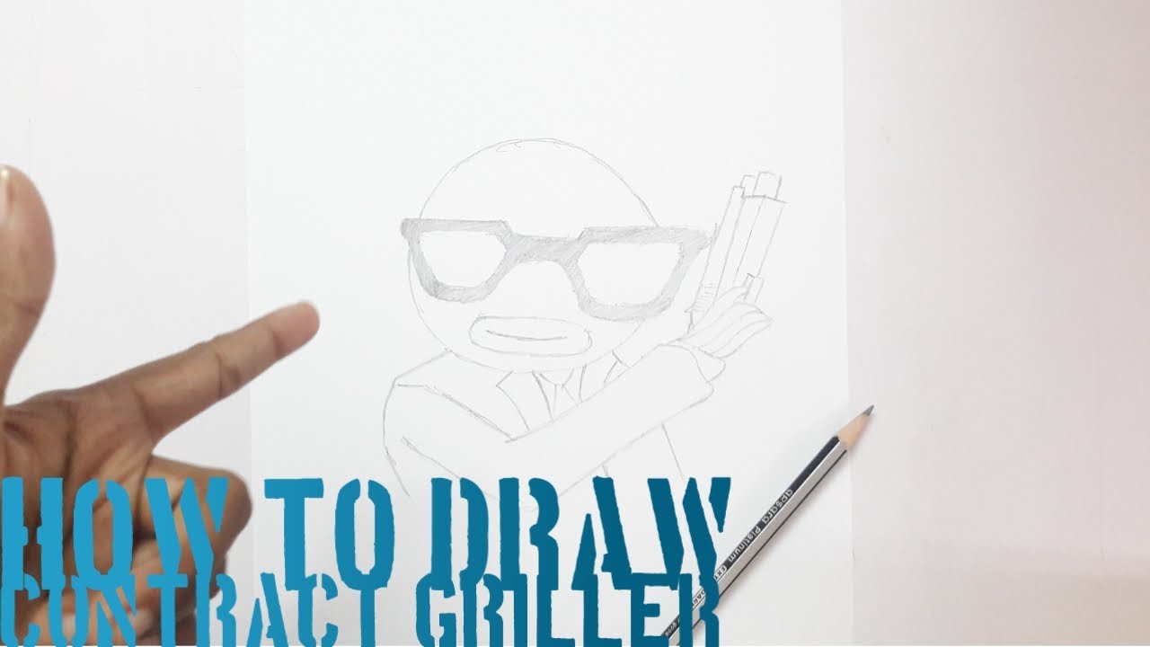 How to draw contract giller l fortnite - YouTube