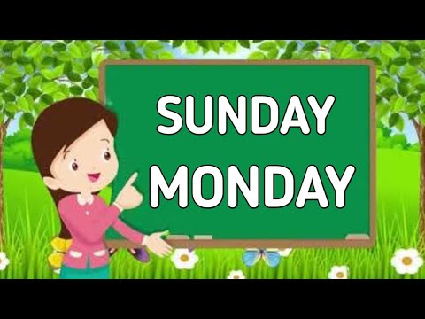 Week Names in English And Hindi || Week Names For kids || learn kids ...