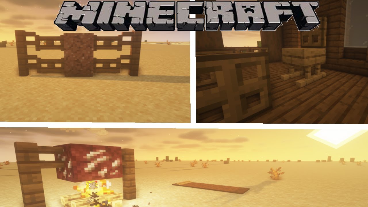 12 Amazing Western Build Hacks for Minecraft 1 17+! - YouTube