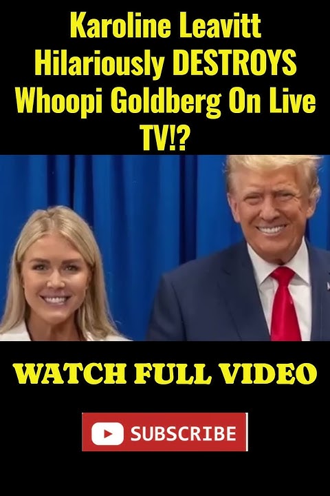 Karoline Leavitt Hilariously Destroys Whoopi Goldberg On Live Tv!? Part 