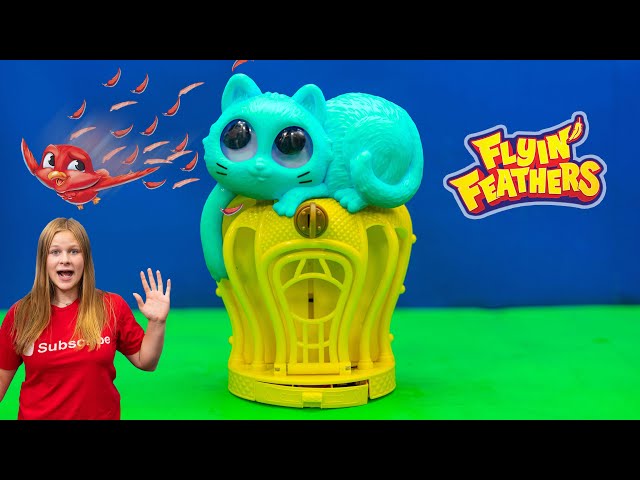 Assistant and Mr Engineer Play the Flying Feathers Family Game - Videos ...