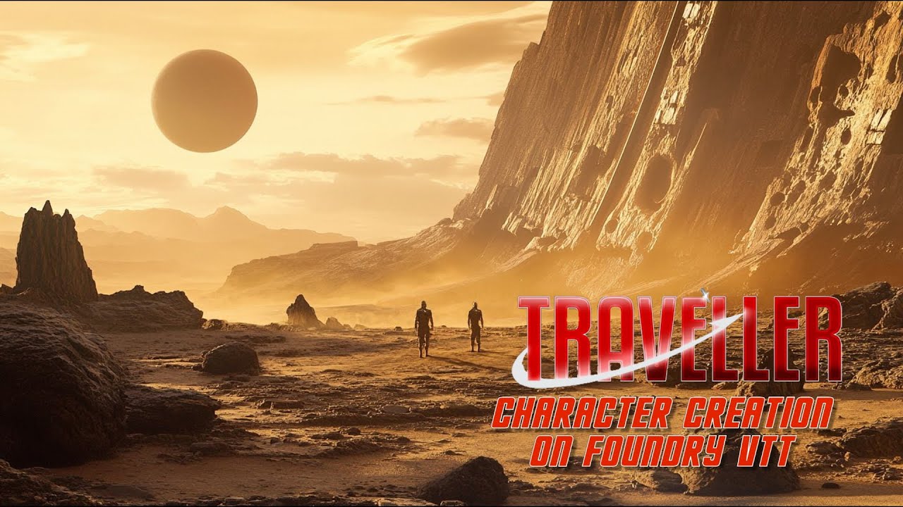 Traveller - Character Creation on Foundry VTT - YouTube