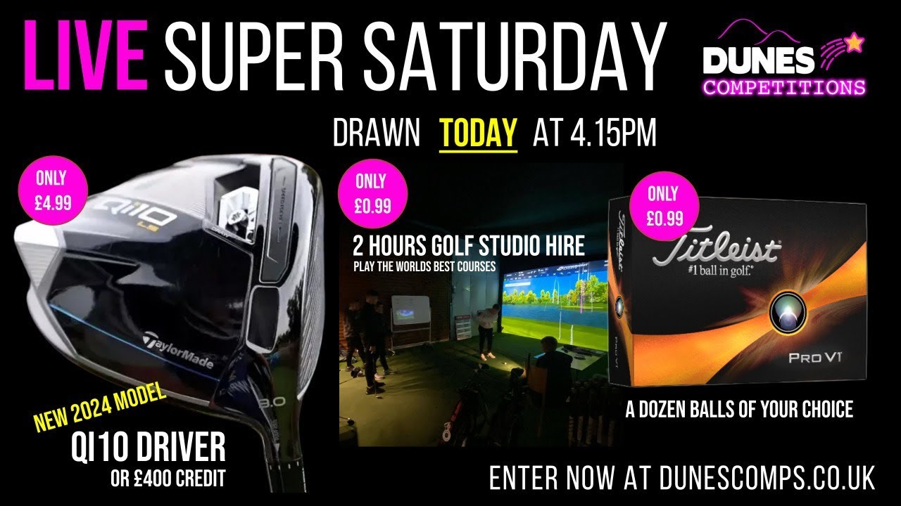 🔴 LIVE Super Saturday Draw dunescomps.co.uk - YouTube