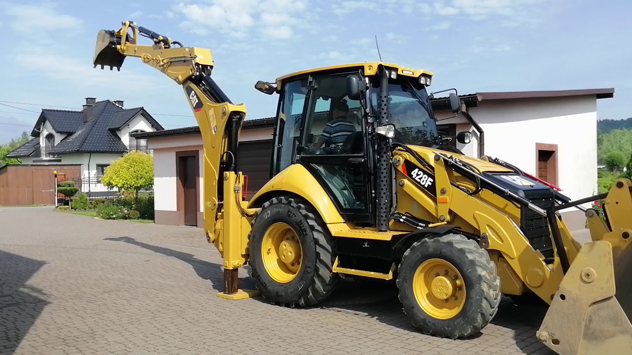 Cat 428F 2015r - YouTube