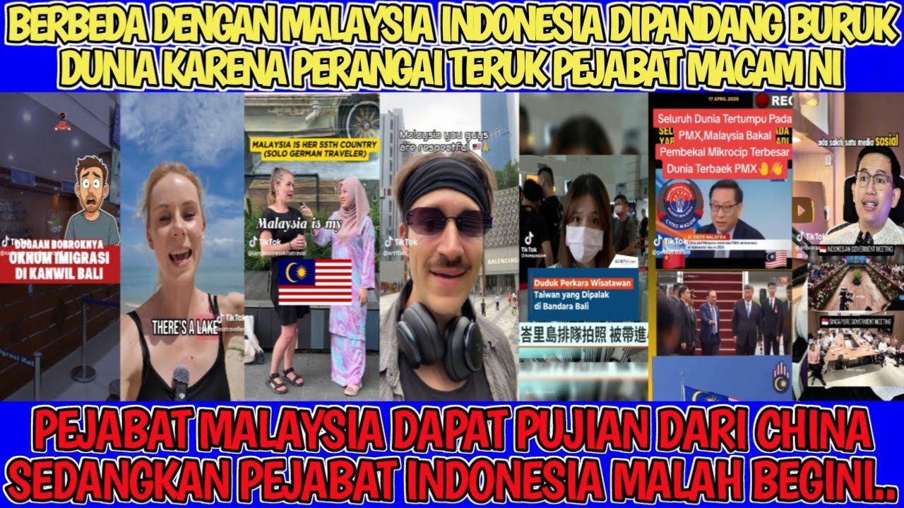 BERBEDA DENGAN MALAYSIA INDONESIA DIPANDANG BURUK DUNIA KARENA PERANGAI ...