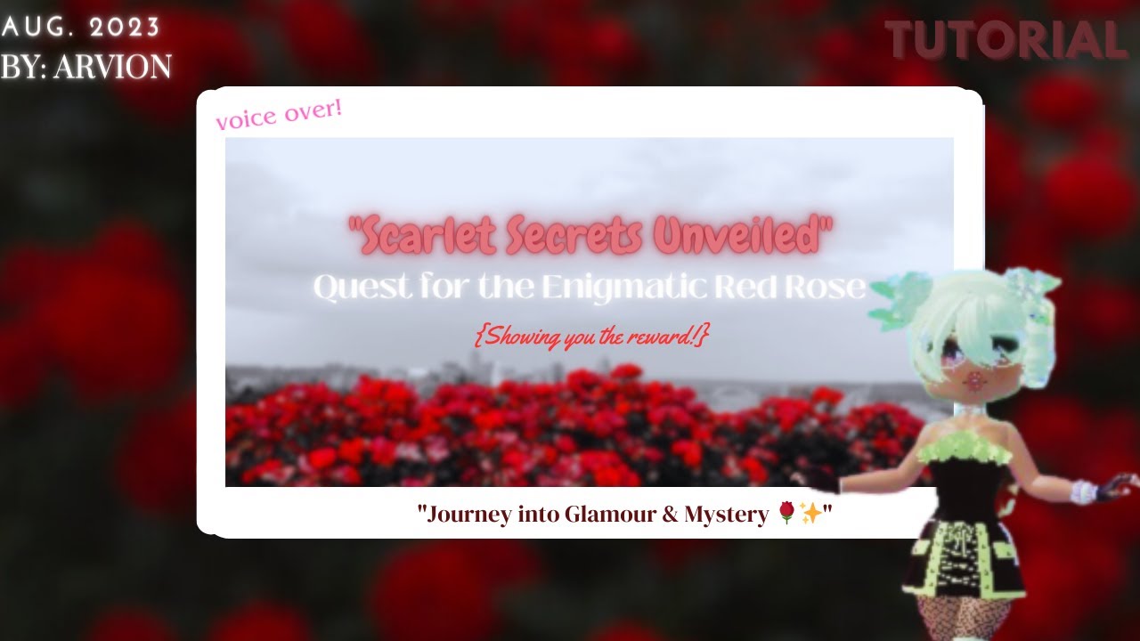 "Scarlet Secrets Unveiled: The Quest for a Single Red Rose and Da ...