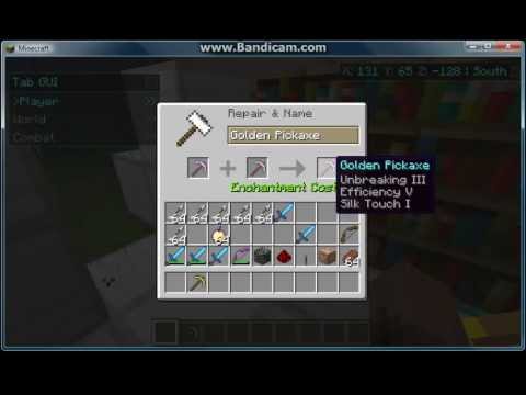 Minecraft enchantment merge - YouTube