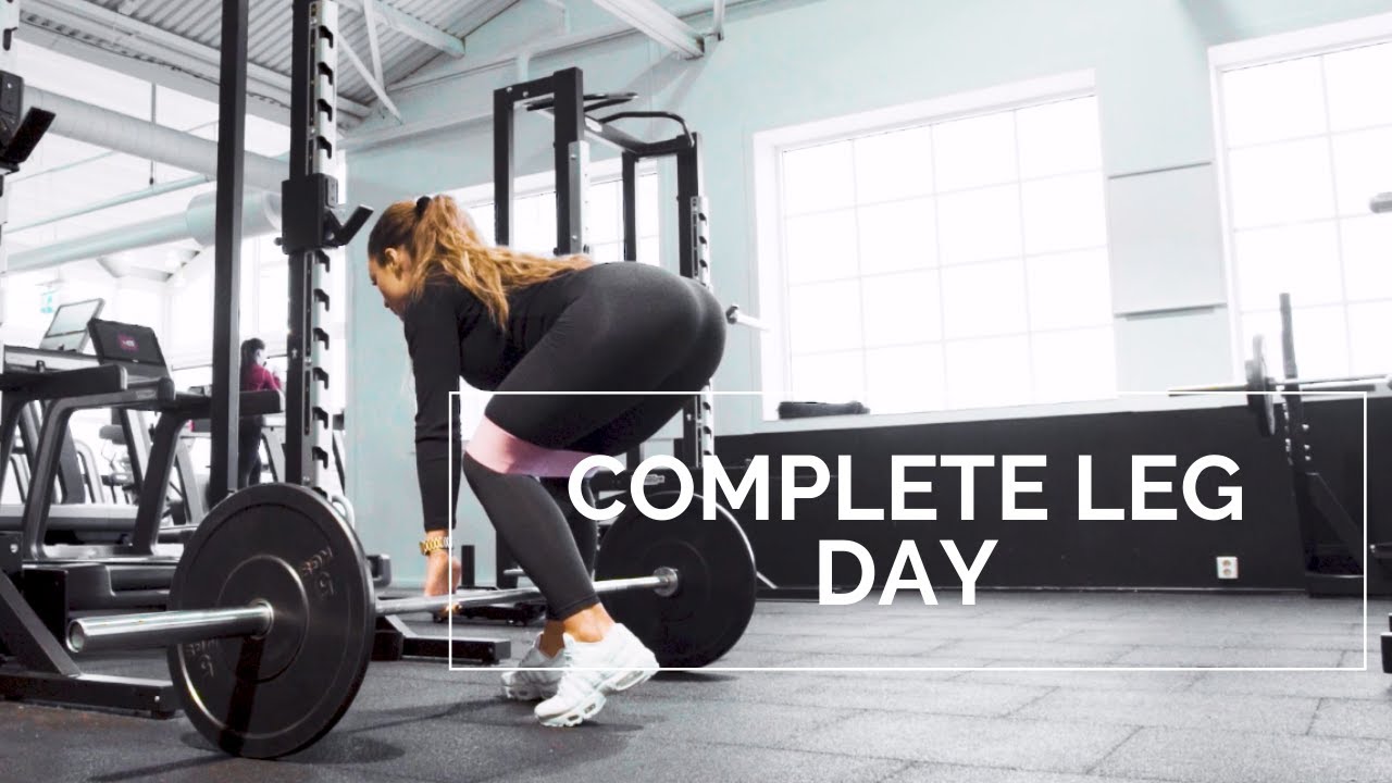 FULL GYM LEG DAY WORKOUT! - YouTube