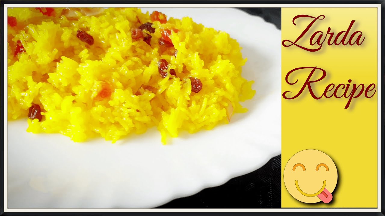 Zarda Rice Recipe | Meethe Rice | मीठे ज़र्दा चावल | Sweet Rice | In ...