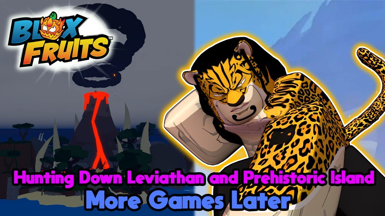 Live Blox Fruits Hunting Down leviathan / prehistoric Island and more ...