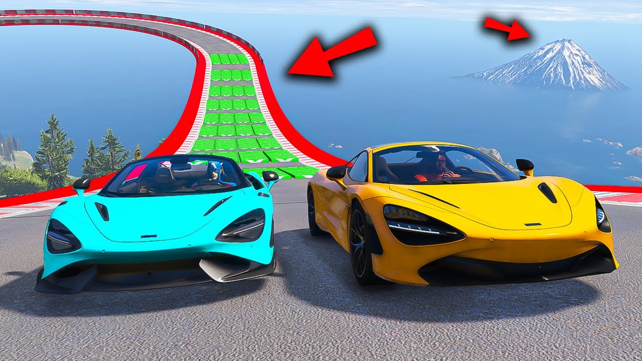 McLaren Ailesi Arabalar Hızlandırıcılı Parkurda Yarışıyor - GTA 5 - YouTube
