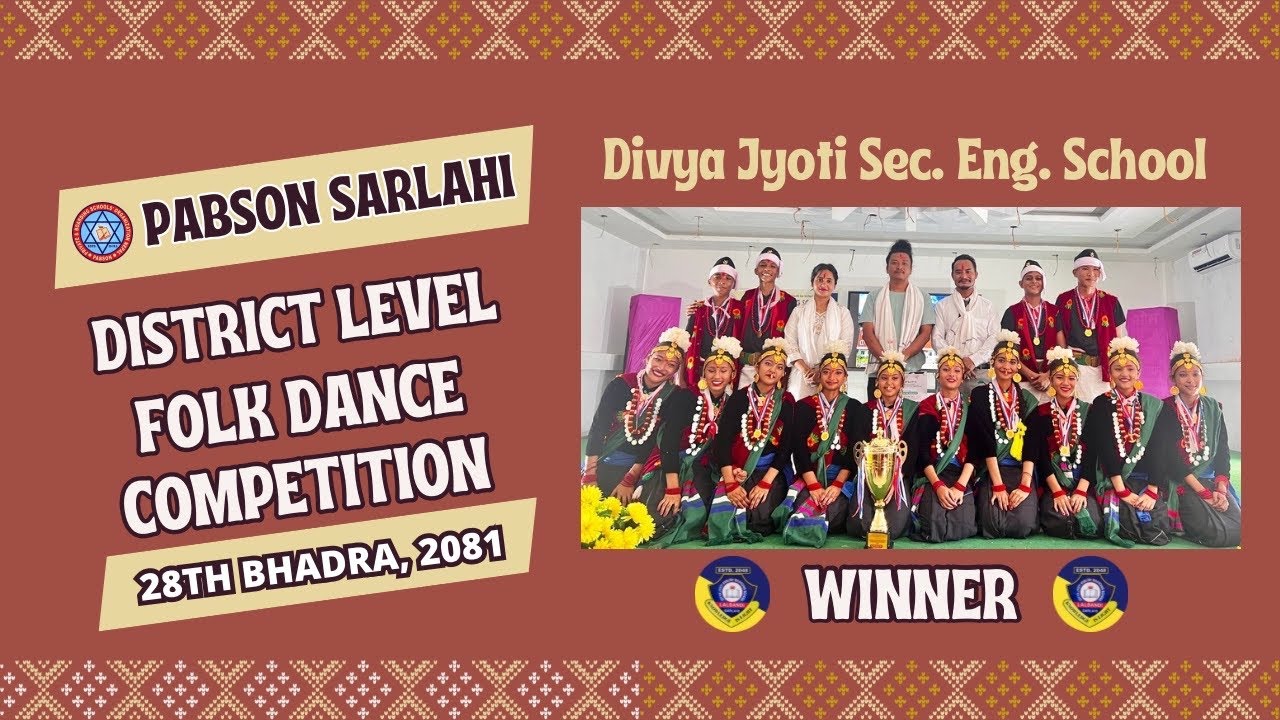Winner of PABSON, Sarlahi Inter School Dance Competition - 2081. - YouTube