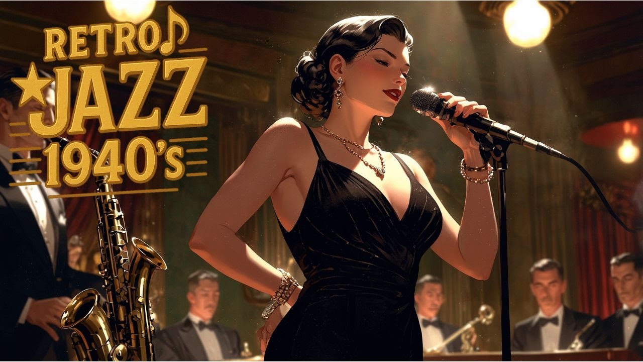 Retro Jazz Café – 1940s Smooth Sunset Vibes | Vintage Lounge Classics ...