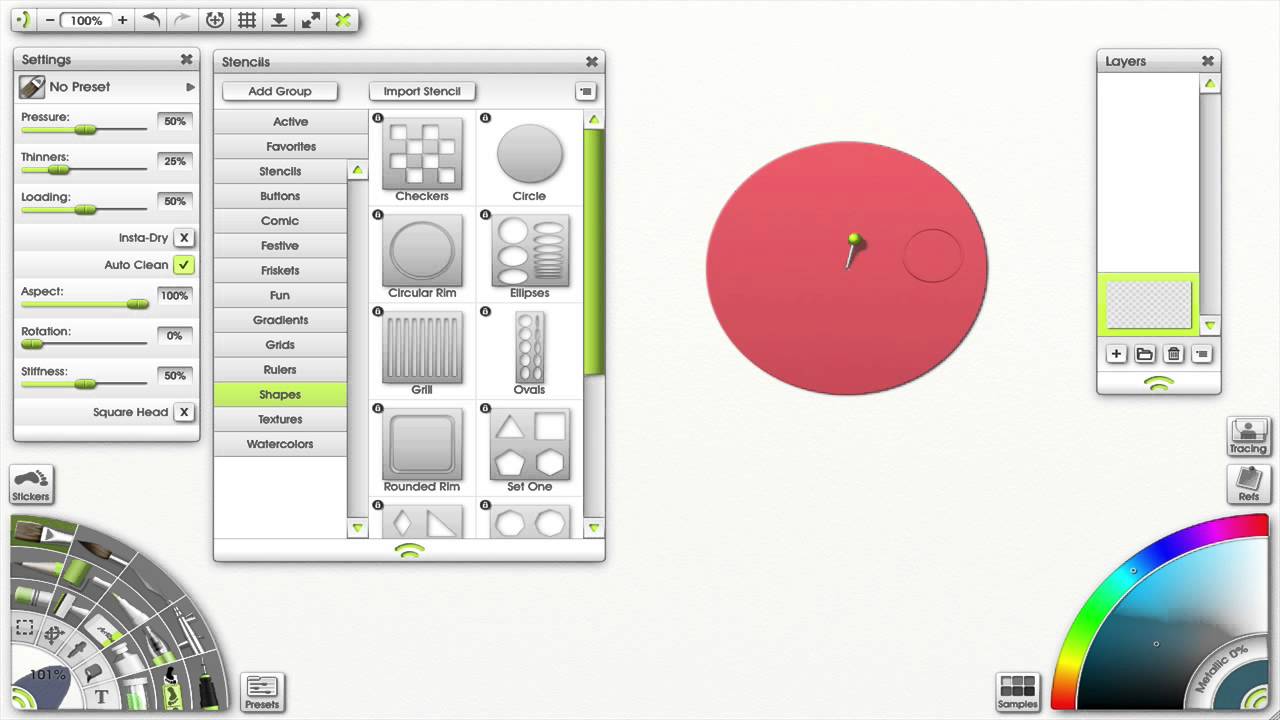 Artrage - Stencil Modes - YouTube