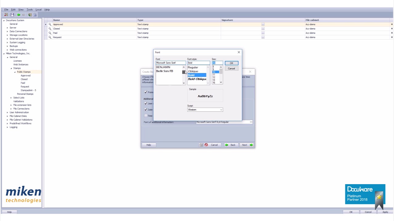 DocuWare How-to Create Stamps - YouTube