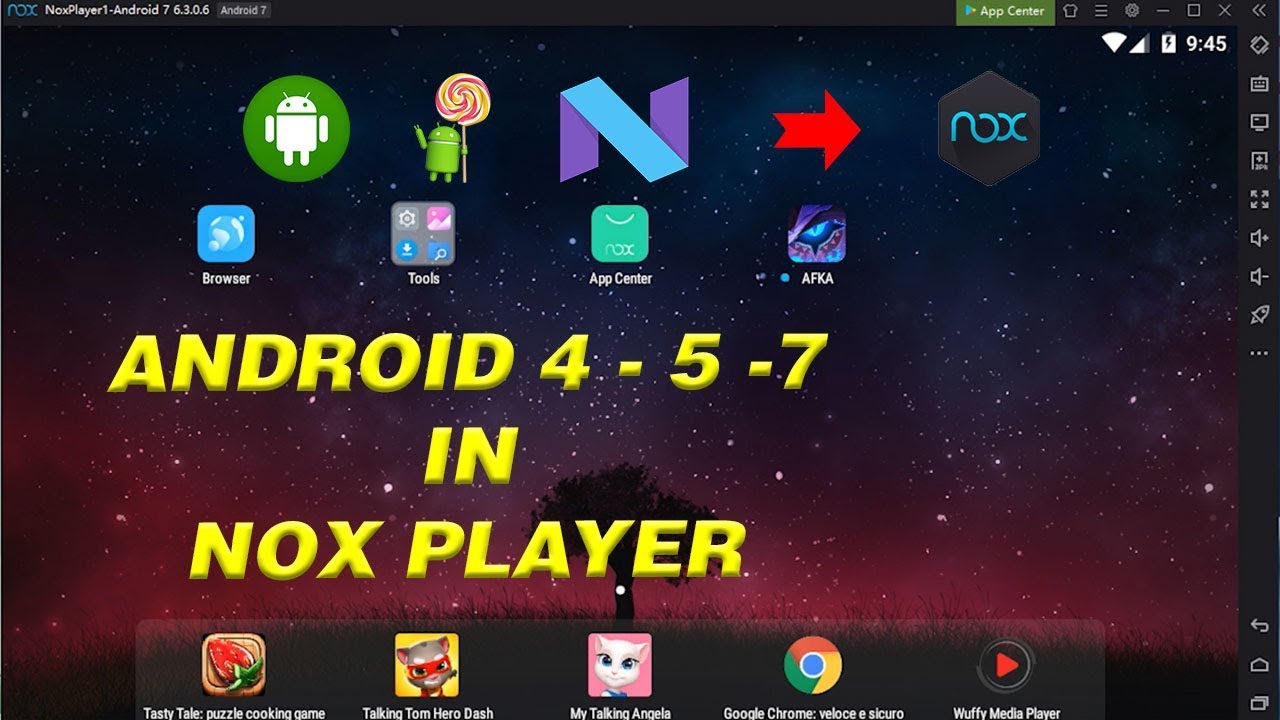 Come cambiare e configurare versione di Android 4, 5, 7 su Nox Player 6 ...