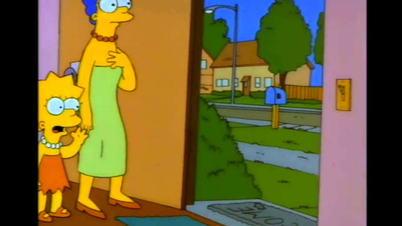 "Hey Homie I Can See Your Doodle" | S4 EP 14 | The Simpsons - YouTube