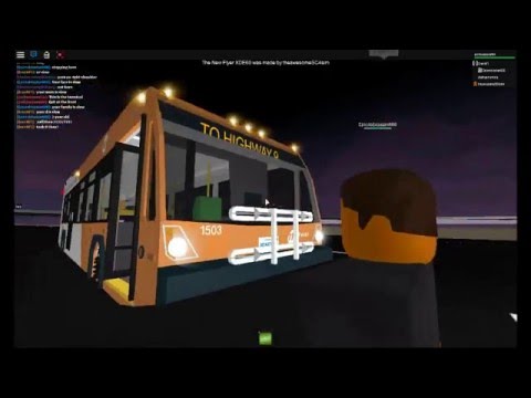 ROBLOX Buses: Ride on MiWay #1503 on Highway 9 Shuttle - YouTube