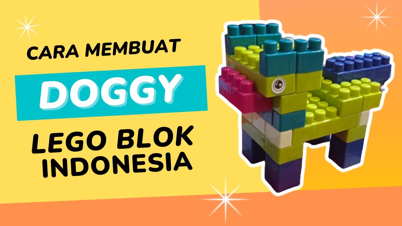TUTORIAL MEMBUAT ANJING LUCU DARI LEGO BLOK | DOG LEGO BLOCK - YouTube