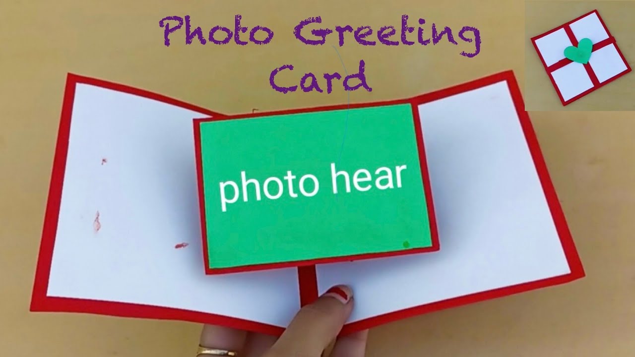 DIY - Photo greeting card | Multiple purpose greeting card | Handmade ...
