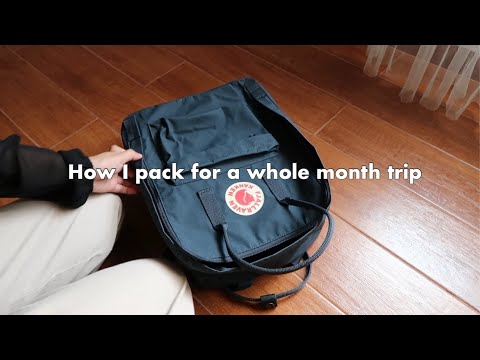 packing for a solo trip — Indonesia