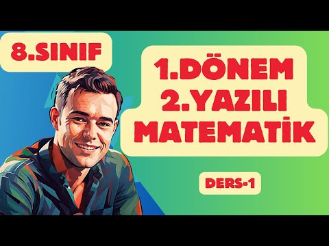 8.Sınıf Matematik 1.Dönem 2.Yazılı #8sinifmatematik #matematikyazılı